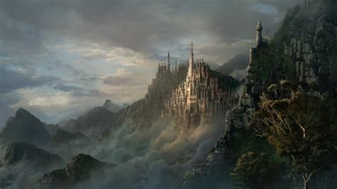 Fondos de pantalla 1920x1080 px castillo Arte fantasía montañas