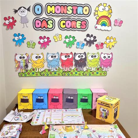 Projeto O Monstro Das Cores Educa Arte Materiais Pedag Gicos
