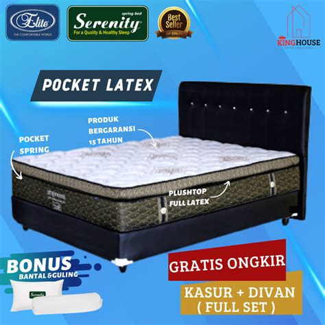Jual Kasur Springbed Elite Serenity Impressa Pocket Latex 160x200