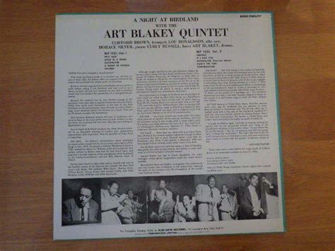 Yahoo オークション ART BLAKEY A NIGHT AT BIRDLAND VOL 2 BLP1522