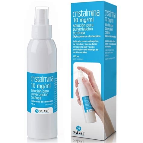 CRISTALMINA 10 MG ML SOLUCIÓN PARA PULVERIZACION CUTANEA 125ML 1UD