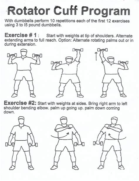 Rotator Cuff Exercises With Dumbbells