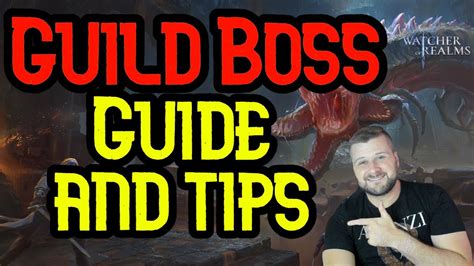 Guild Boss Guide And What To Aim For Watcher Of Realms YouTube
