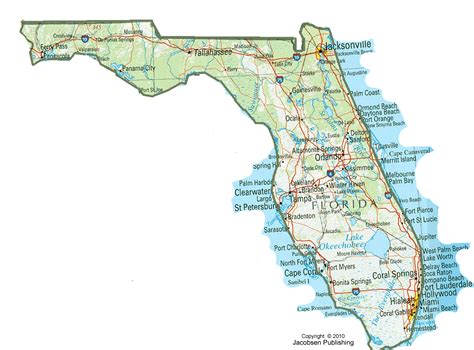 Mapas Detallados De Florida Para Descargar Gratis E Off