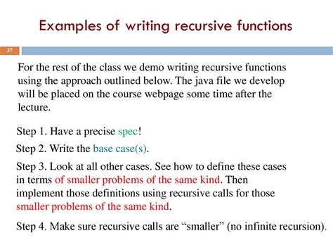 recursion lecture 8 cs2110 fall ppt download