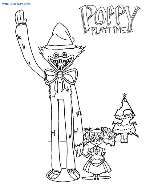 Dibujos De Poppy Playtime Para Colorear Wonder Day