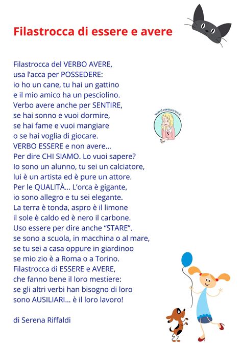 Verbo Essere In Inglese Esercizi Per La Scuola Primaria CC8