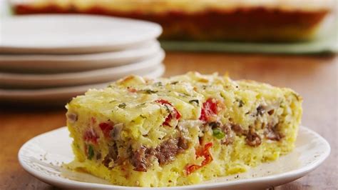 Cheesy Sausage And Egg Bake Life Made Delicious
