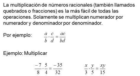 Ejemplos De Multiplicacion Y Division De Numeros Racionales Nuevo Ejemplo