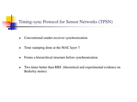 ppt timing sync protocol for sensor networks powerpoint presentation id 5148599