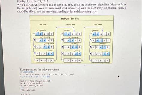 solved due by november 23 2022 write a matlab script be able