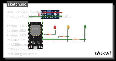ldr nm 1 wokwi esp32 stm32 arduino simulator