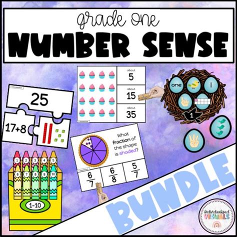 Number Sense Activities Special Ed Grade Number Sense Unit Task