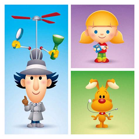 Gadget Penny And Brain By Jerrod Maruyama Rinspectorgadget