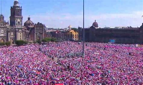 Marea rosa marcharán en Zócalo de CDMX pese a plantón del CNTE e
