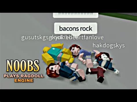 Noobs Play Ragdoll Engine In Roblox YouTube
