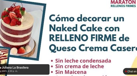 RECETA RELLENO FIRME DE QUESO CREMA Y TECNICA DE NAKED CAKE SOLO CON