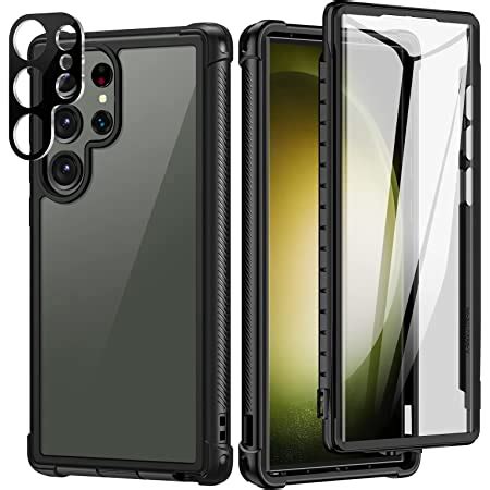 Leedia Ganzkörper Kompatibel mit Samsung S23 Ultra Hülle mit
