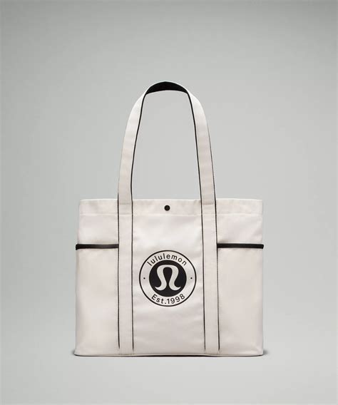 Daily Multi Pocket Canvas Tote Bag 20L Logo Unisex Bags Purses
