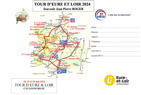 Tour D EURE Et LOIR 2024 CoDep Eure Et Loir