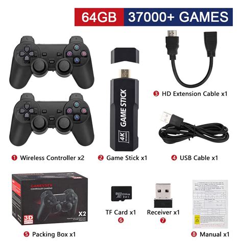 X2 Plus 4K Game Stick GD10 Pro Console 3D HD Retro Video Game Console