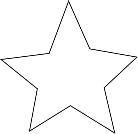 Patriotic Stars Clip Art Black And White