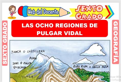 Las 8 Regiones Naturales Del Peru Por Javier Pulgar Vidal Infoupdate Org