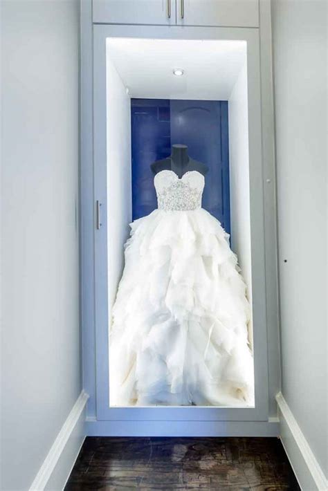 Custom Closet System Showcases Wedding Dress Closet Factory
