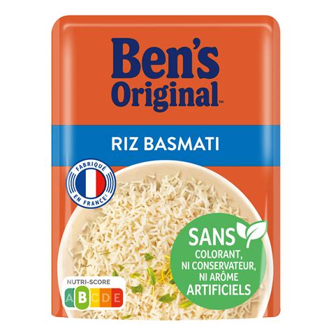 Riz micro ondes basmati BEN S ORIGINAL le sachet de 220g à Prix Carrefour