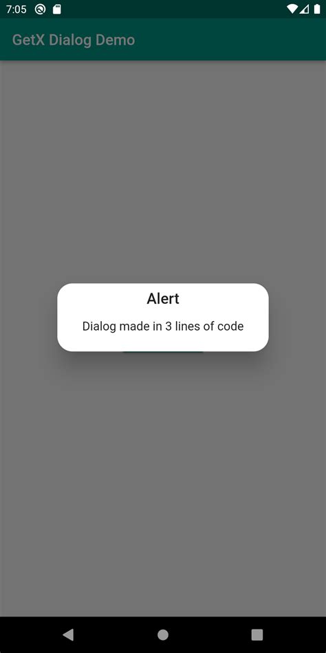 Create A Dialog Using Getx In Flutter
