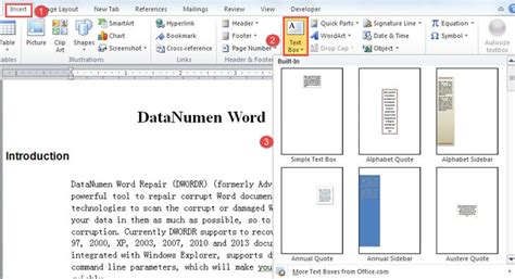 Methods To Put Texts To The Margin Of Your Word Document