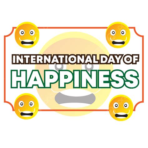 Giornata Internazionale Della Felicità Con Gli Emoji Contento