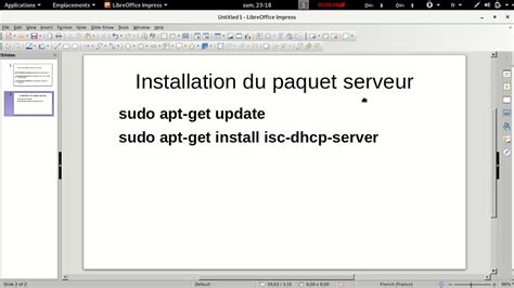 Configuration Du Serveur Dhcp Sous Linux