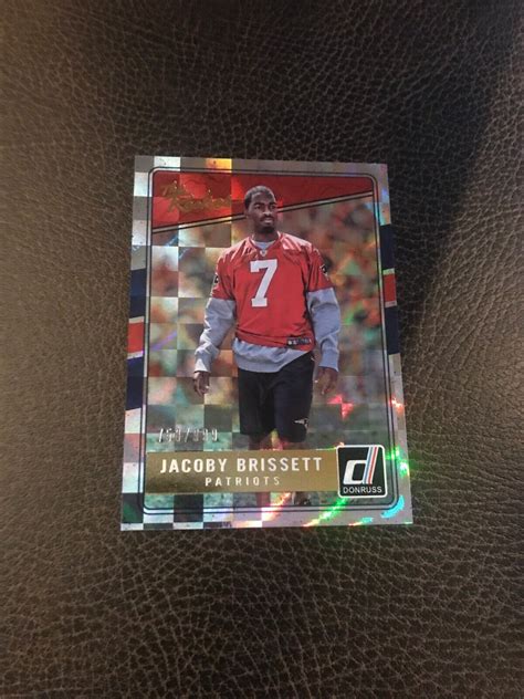 Jacoby Brissett 2016 Panini Donruss The Rookies 9 Rookie RC 999 Colts