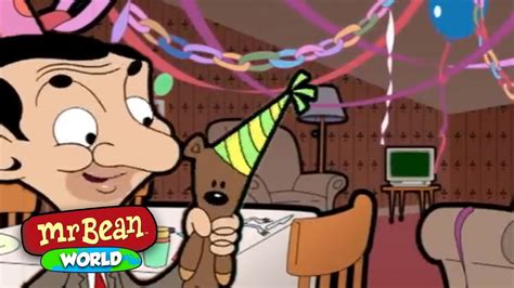 Mr Bean Cartoon Teddy Birthday Full Episode