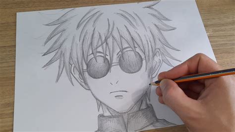 COMO DESENHAR O SATORU GOJO DE JUJUTSU KAISEN YouTube