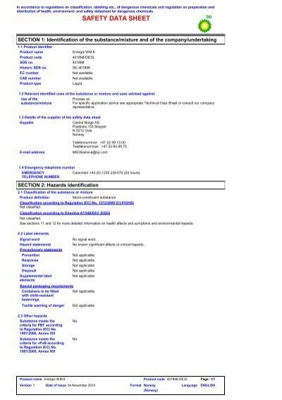 Energol Wm Pdf Bp Pds Msds Search