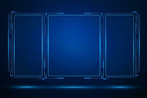 Sci Fi Futuristic User Interface HUD Template Frame Design Technology