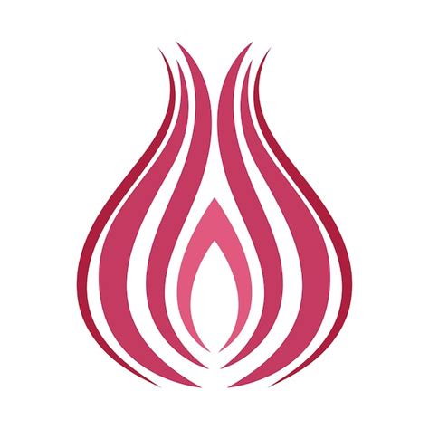 Ilustraci N De Dise O De Icono De Logotipo De Cebolla Vector Premium