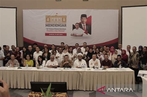 Masyarakat Maluku Inginkan Keberlanjutan Program Pembangunan Jokowi