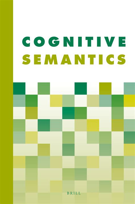 semantic parameters cognitive models and mental units in cognitive semantics volume 8 issue 1