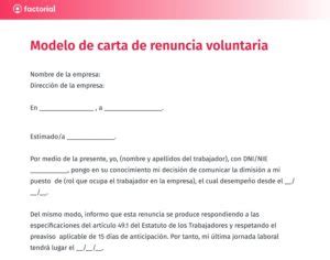 Carta De Renuncia Por Estr S Laboral Modelo Canvas