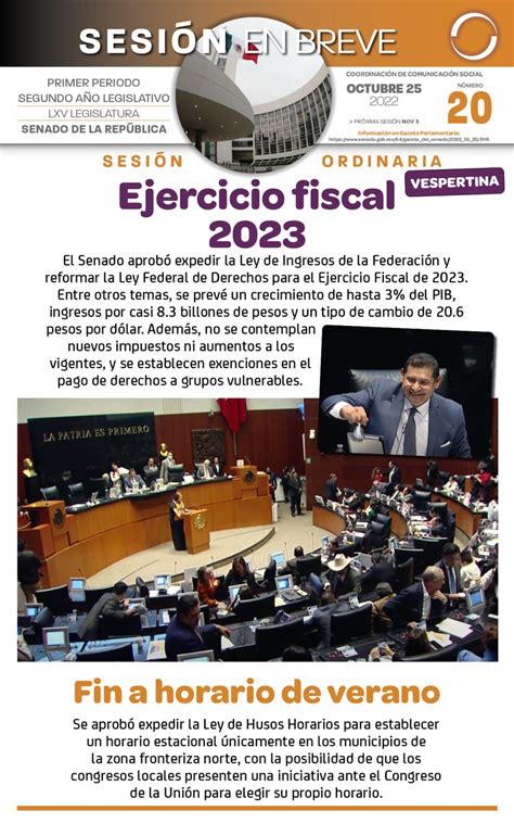 Senado de México on Twitter El Senado aprobó la Ley de Ingresos de