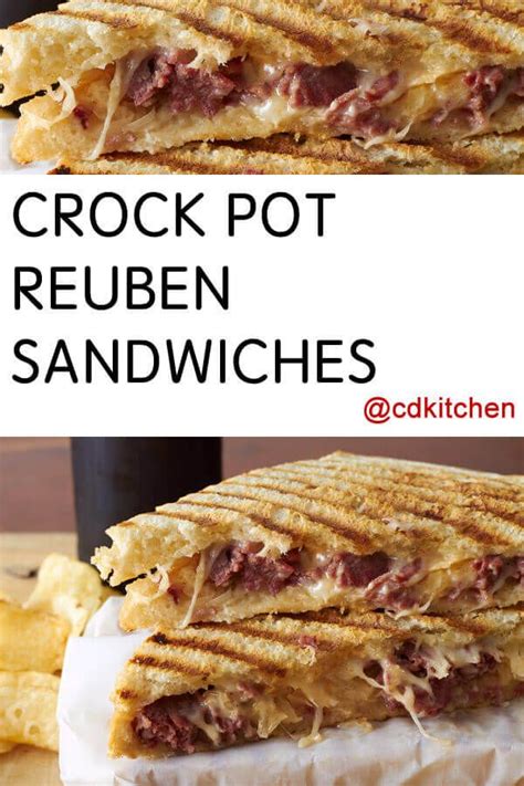 Slow Cooker Reuben Sandwiches Reuben Sandwich Meets Sloppy Joe Slow