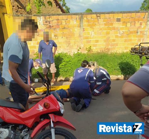 Motociclista Sofre Acidente Ao Colidir Em Ve Culo Estacionado Em