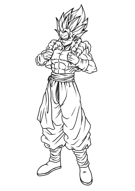 Vegeta Ssj4 Para Colori Imprimir Desenhos