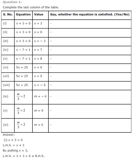 Ncert Solutions For Class Maths Chapter Simple Equations