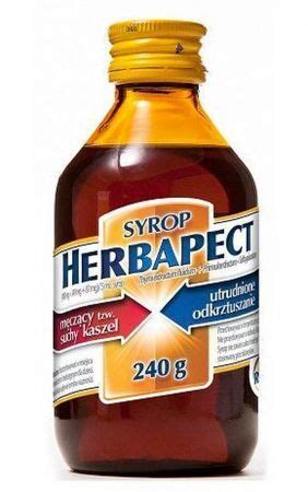 Herbapect syrop bez cukru 240 g Kaszel Przeziębienie i grypa