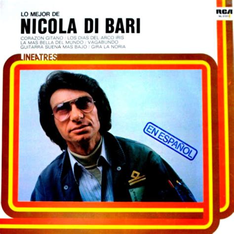 LP Nicola Di Bari Lo Mejor De Nicola Di Bari CANTA EN ESPAÑOL