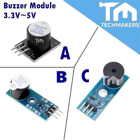 Active Buzzer Module 3 3V 5V KY 012 YL 44 For Arduino Raspberry Pi DIY